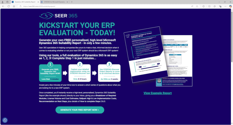 GYDE365 for Microsoft Dynamics 365 Partners - Seer 365
